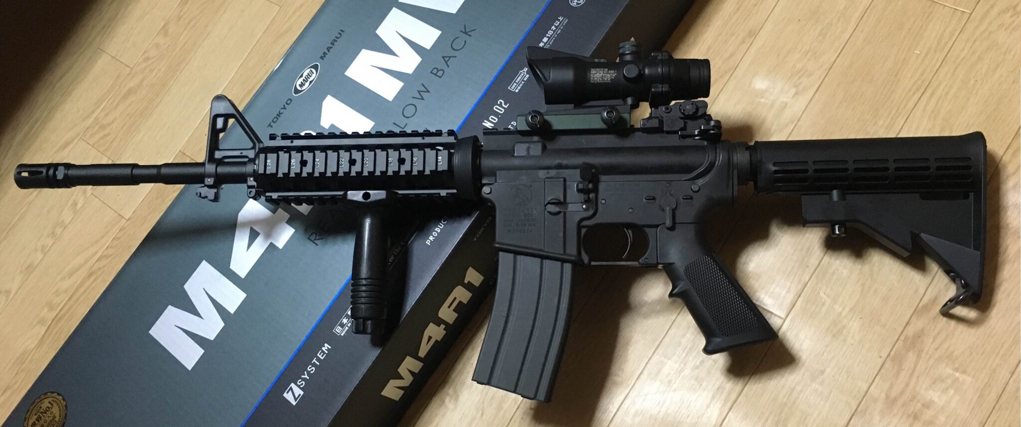 マルイ製 M4A1 MWSをカスタム！MGS4のスネークカービンをモデルに高精度なM4を作成！ - ミッコーブログ