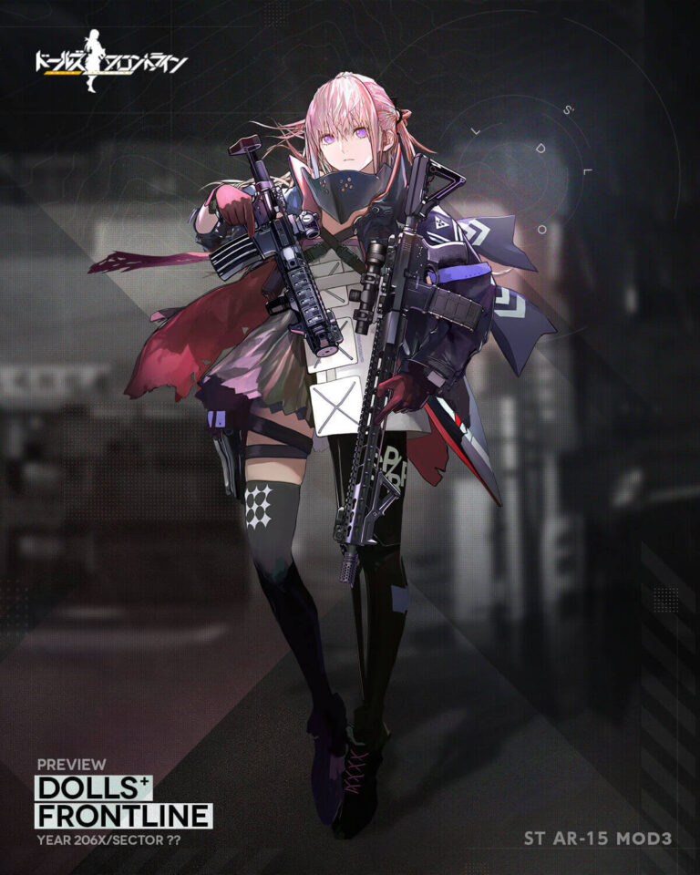 ドルフロ ST AR15 mod3のメインウェポンを再現！MEGAアームズのAR15をベースに立ち絵準拠でカスタマイズしてみた！ - ミッコーブログ