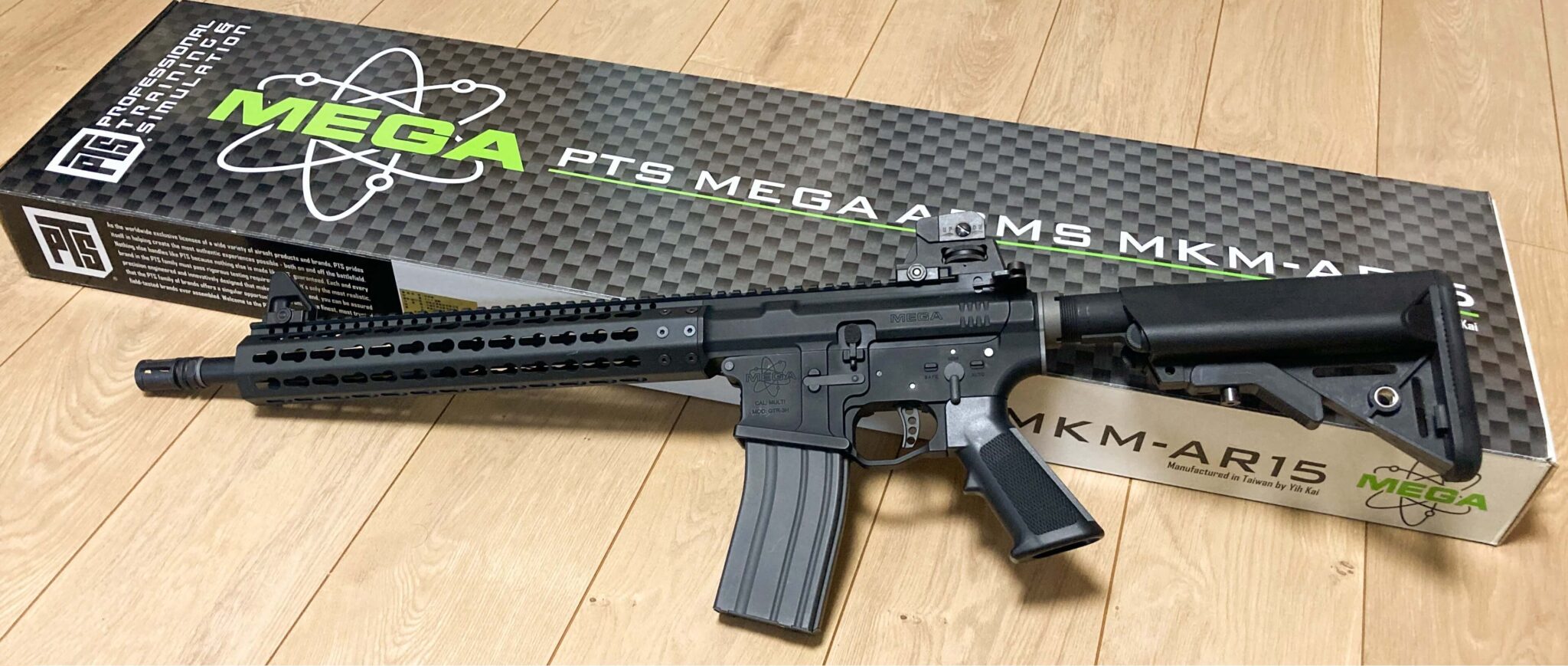 KSC(KWA)製 MEGA MKM AR15をレビュー！PTSと共同開発したメガアームズの軽量＆高剛性ハイエンドなAR15ガスブロを紹介 - ミッコーブログ