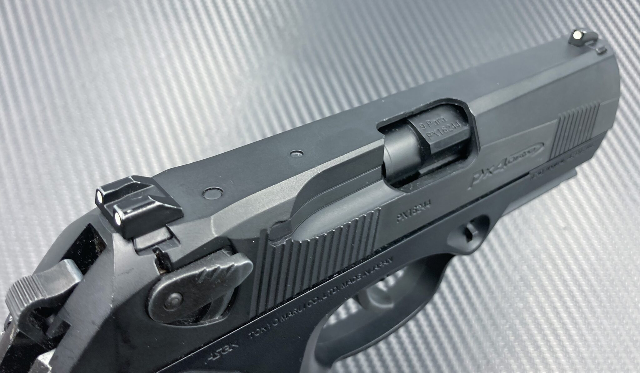 マルイ製 ベレッタPX4をレビュー！M8000から受け継いだロテイティング・バレルを採用したポリマー拳銃 - ミッコーブログ