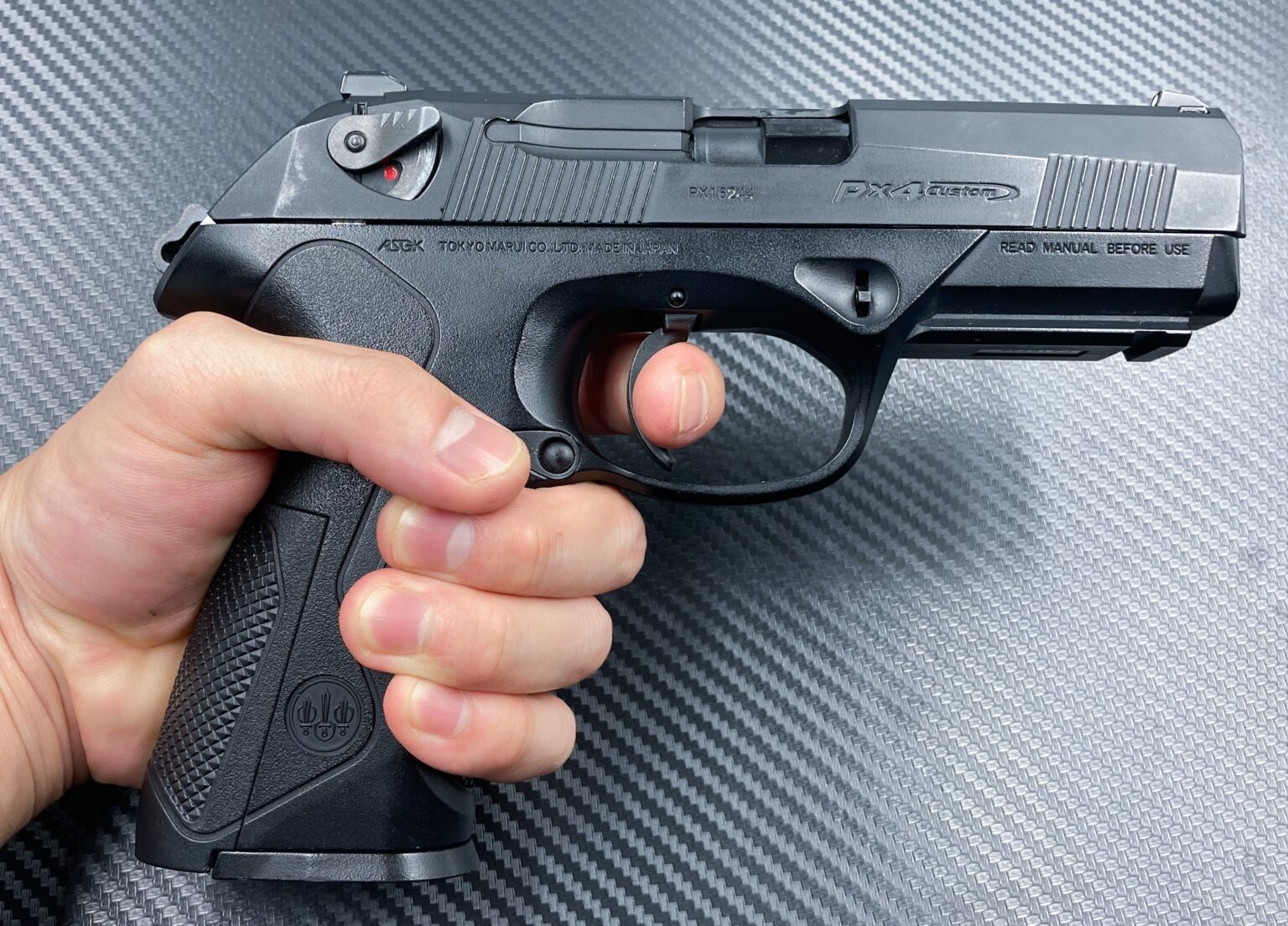 マルイ製 ベレッタPX4をレビュー！M8000から受け継いだロテイティング・バレルを採用したポリマー拳銃 - ミッコーブログ