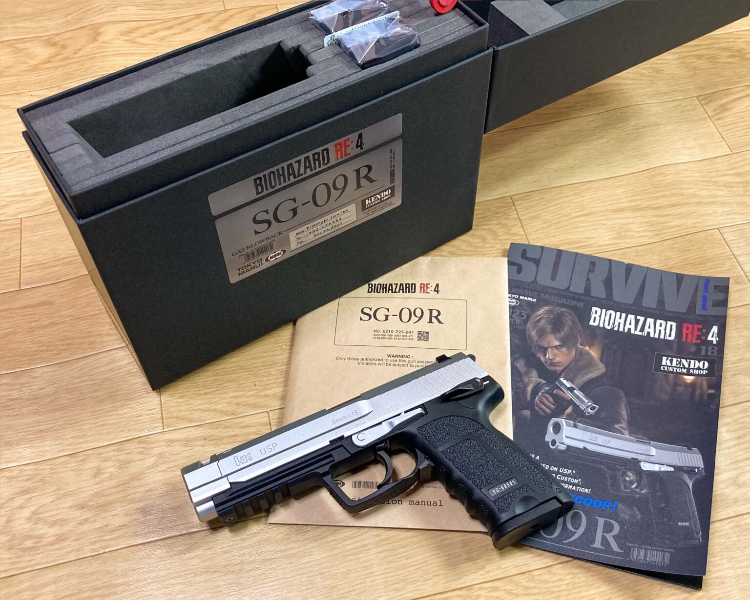 マルイ製 SG-09Rをレビュー！バイオRE:4でレオンが使用する世界最高を目指したカスタムガンを紹介！ - ミッコーブログ